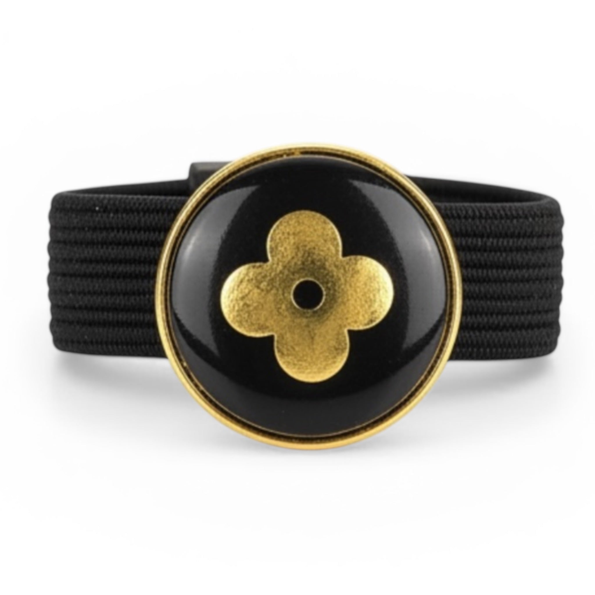 Black Clover Crop Charm – Luxe Gold Equestrian Accessory, Universal Fit ...